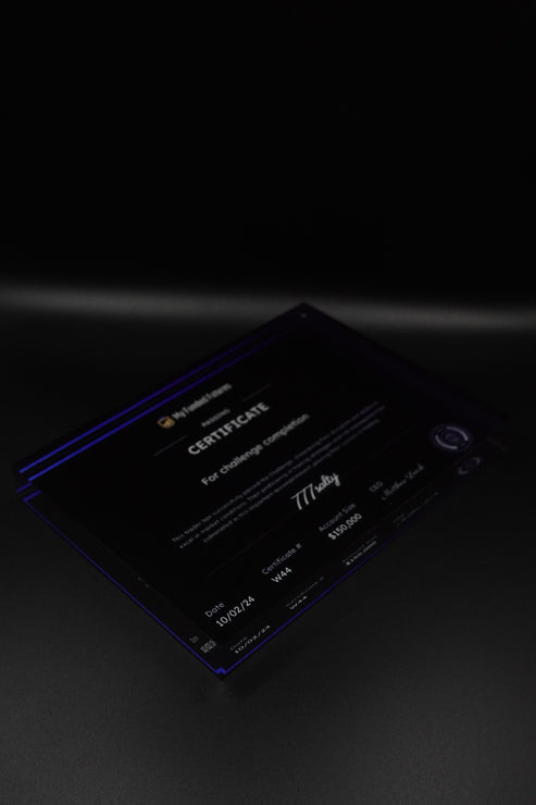 Verified Trader™ | Trading Certificate Plaques